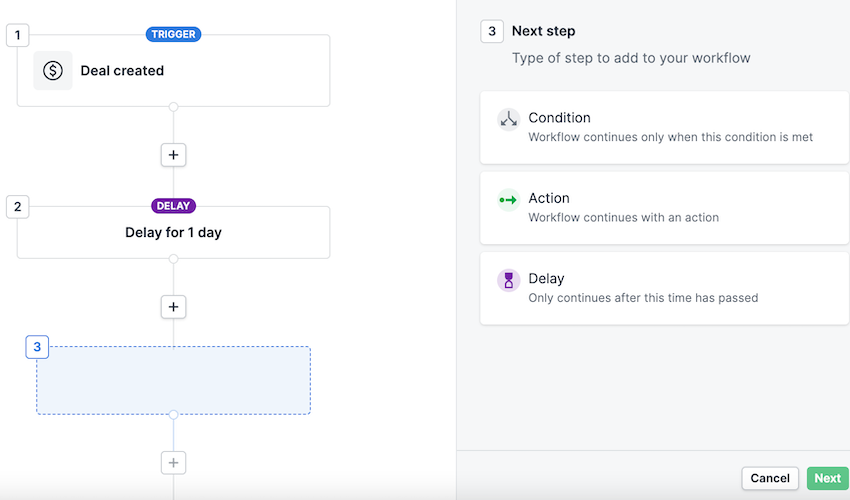 Automations: delay feature - Knowledge Base | Pipedrive